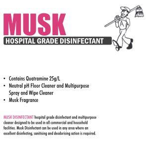 Musk Disinfectant - 20L - Asset Cleaning Supplies