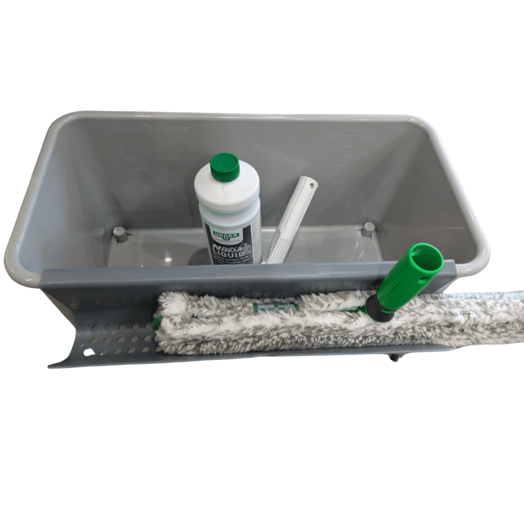 Window Cleaning Bucket with Wheels - 22Ltr - Asset Cleaning Supplies