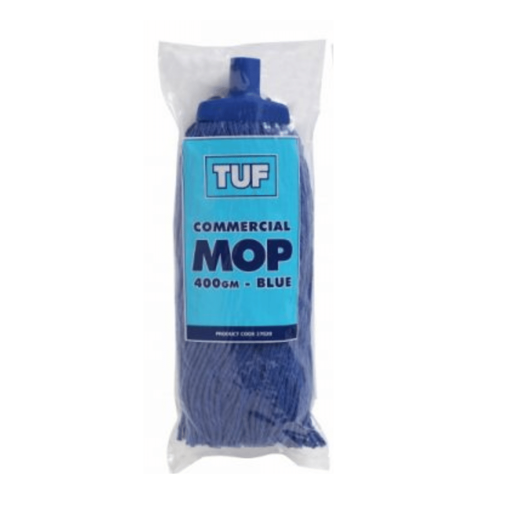 TUF Commercial Mop - 400g - BLUE - Asset Cleaning Supplies