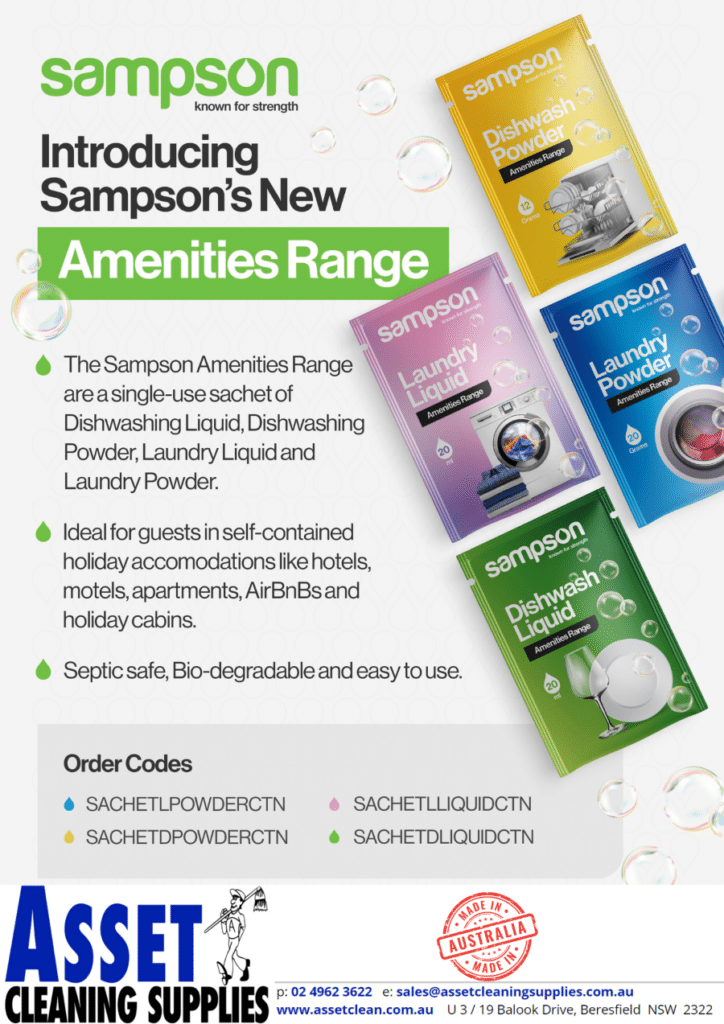 Laundry Powder Sachets 300/Carton - Asset Cleaning Supplies