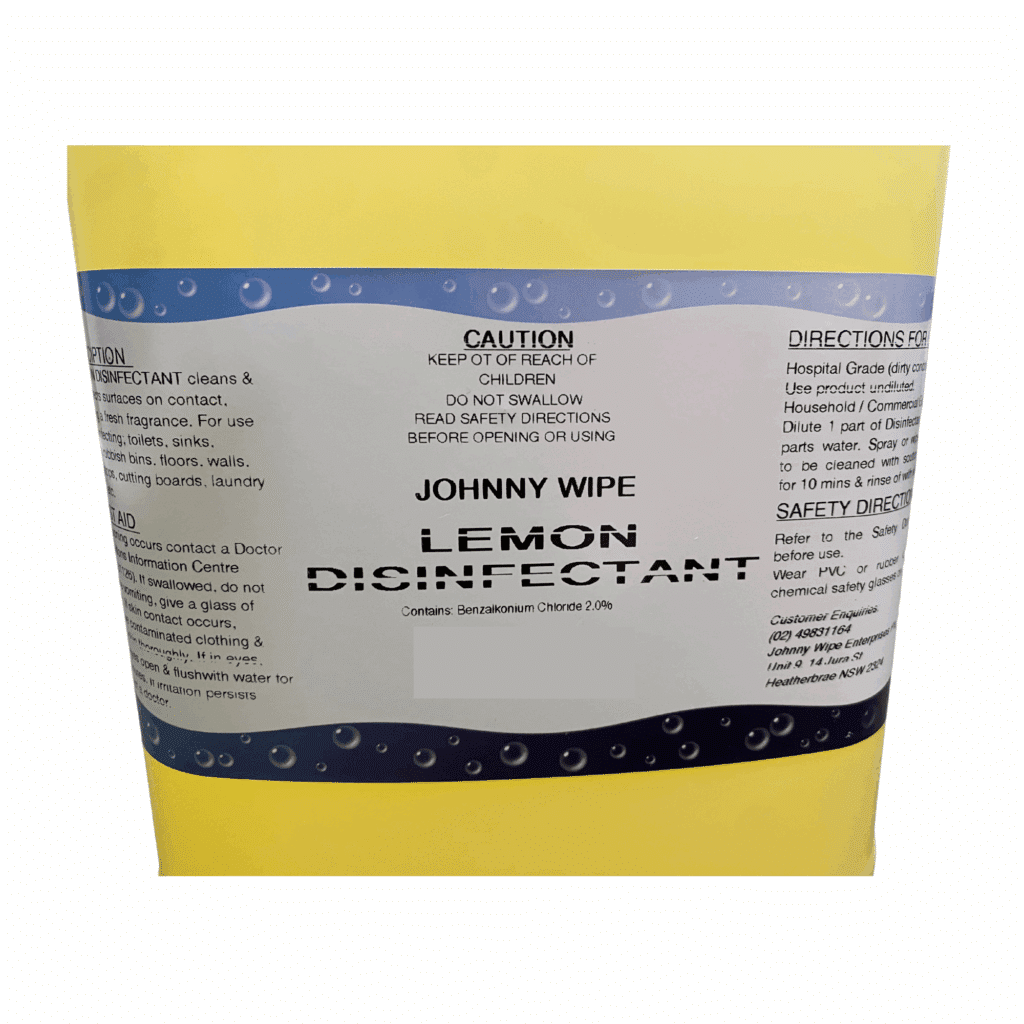Lemon Disinfectant - 20L - Asset Cleaning Supplies