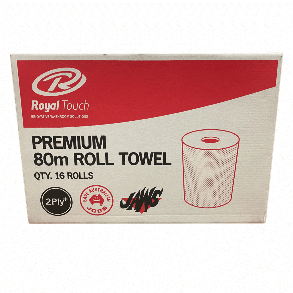 Royal Touch Premium 80m Roll Towel - Asset Cleaning Supplies